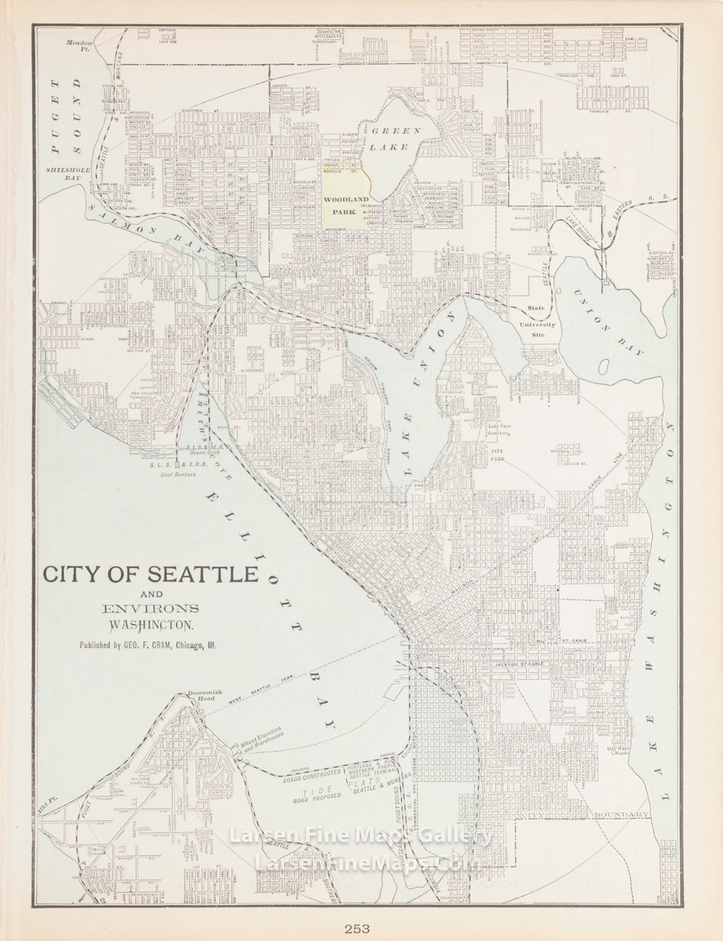 City of Seattle and Environs; Washington