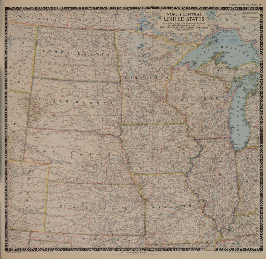 Midwestern United States Antique Maps, Rare Maps, Charts and Atlases,