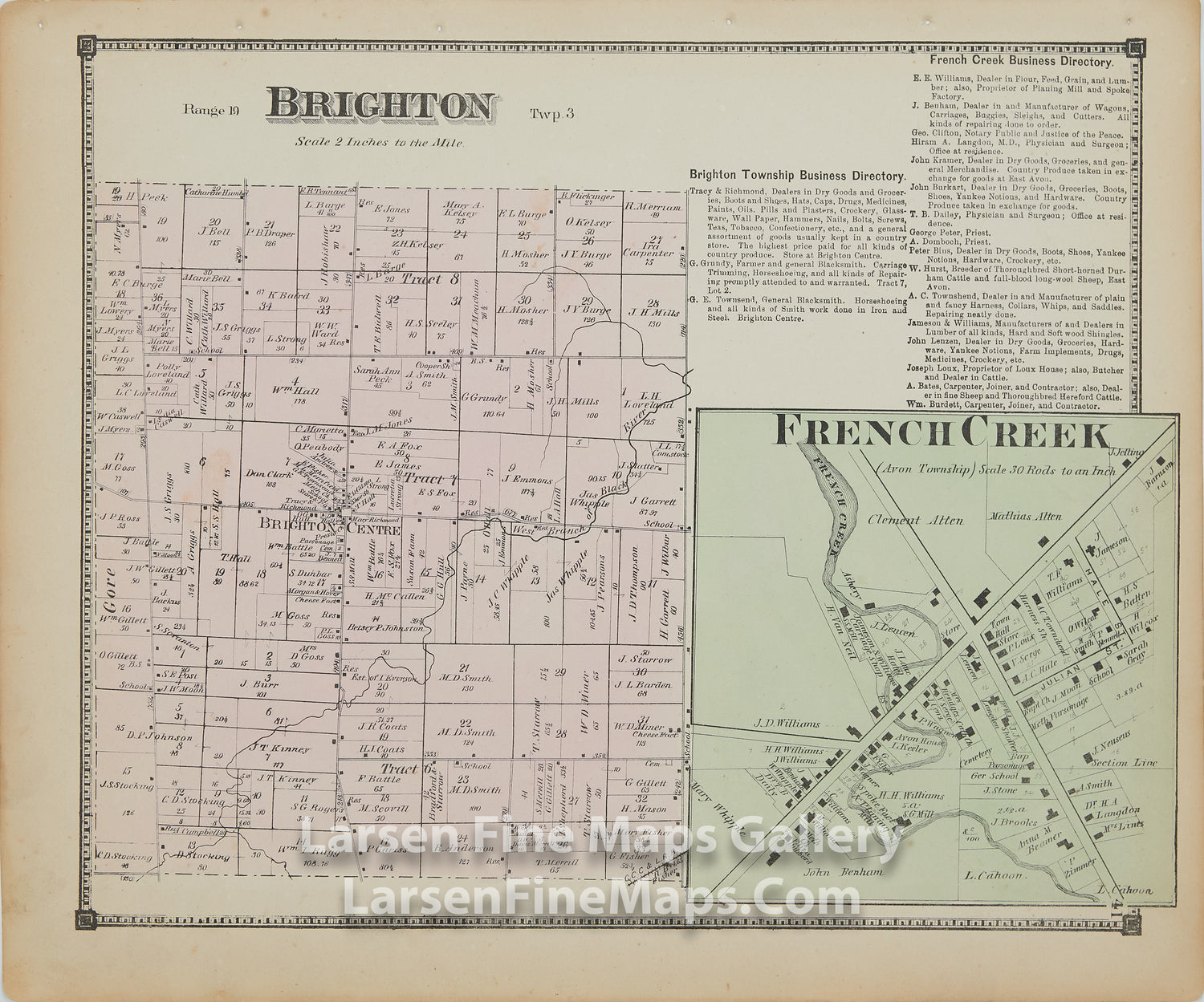 Brighton Township, French Creek, Lorain County, Ohio