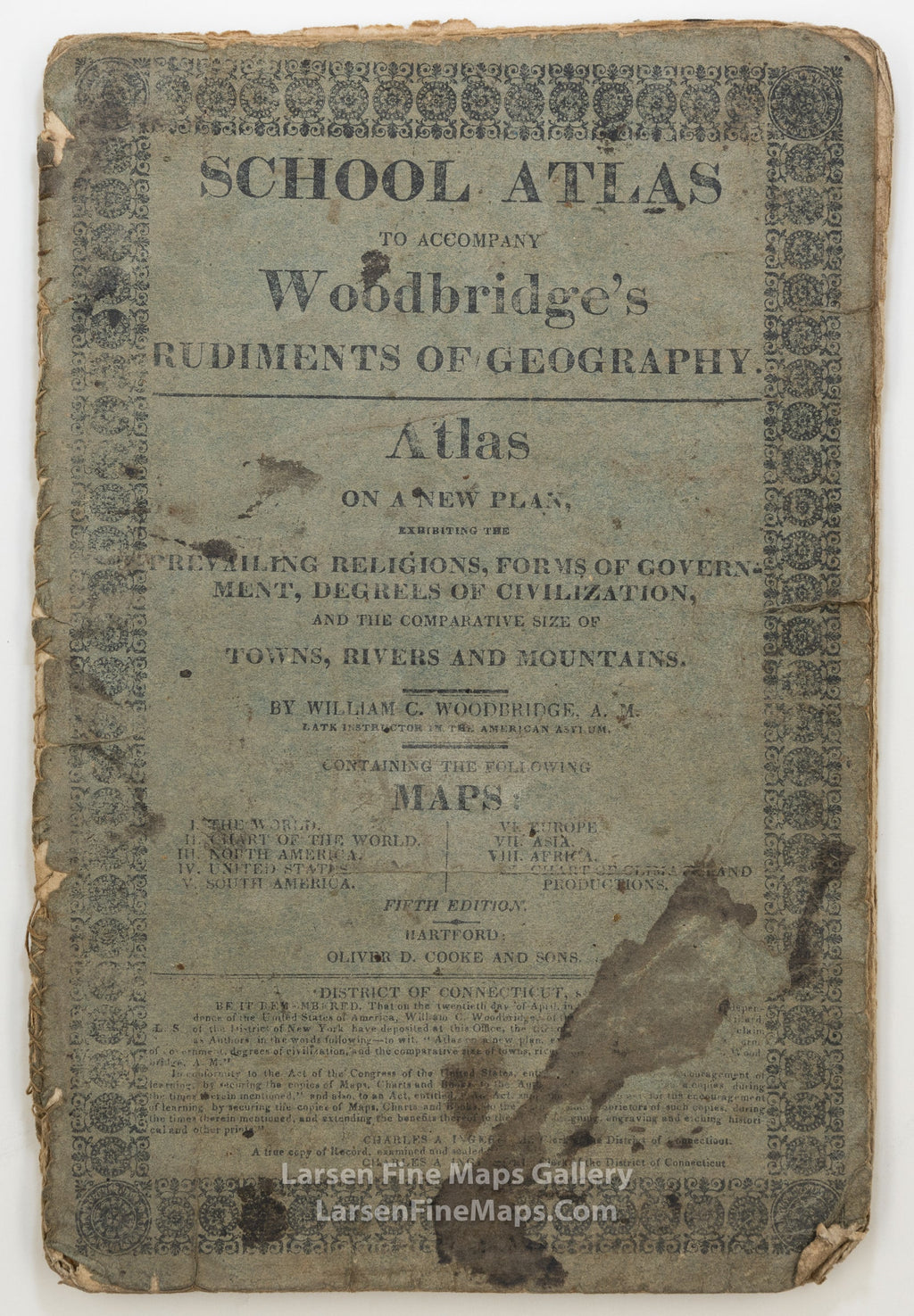 School Atlas to Accompany Woodbridge's Rudiments of Geography
