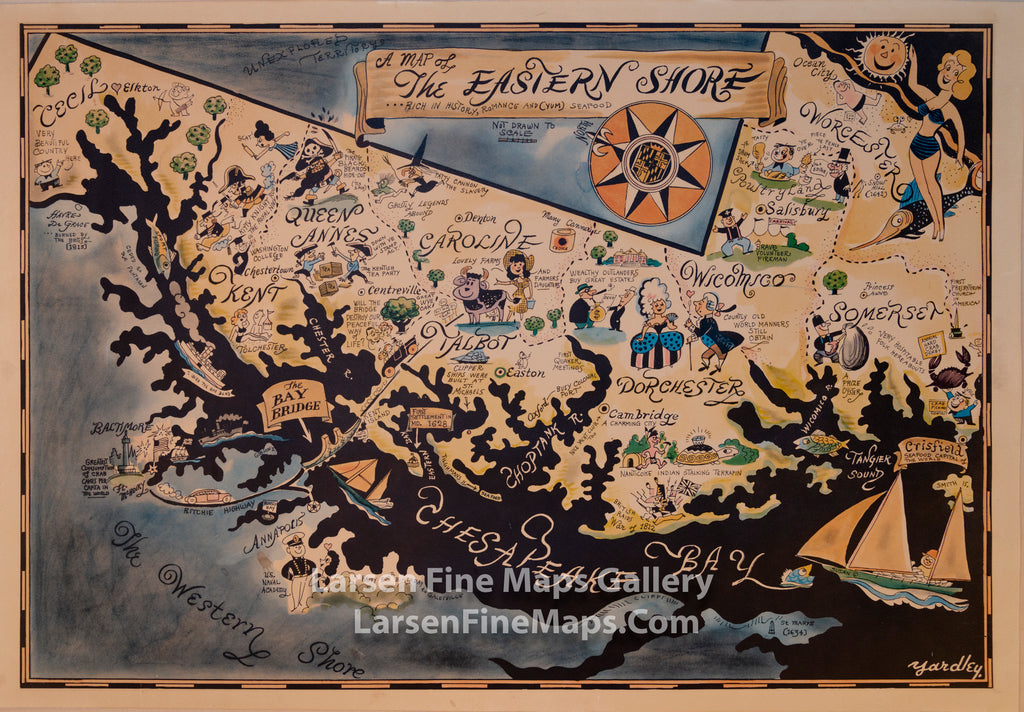 A Map of The Eastern Shore, Rich in History, Romance and (Yum) Seafood