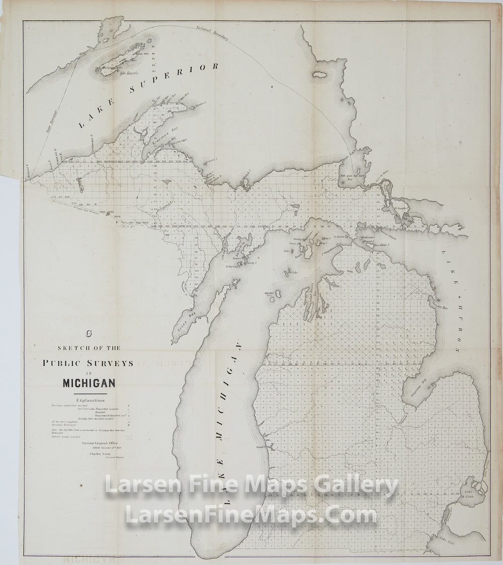 Sketch of The Public Surveys in Michigan